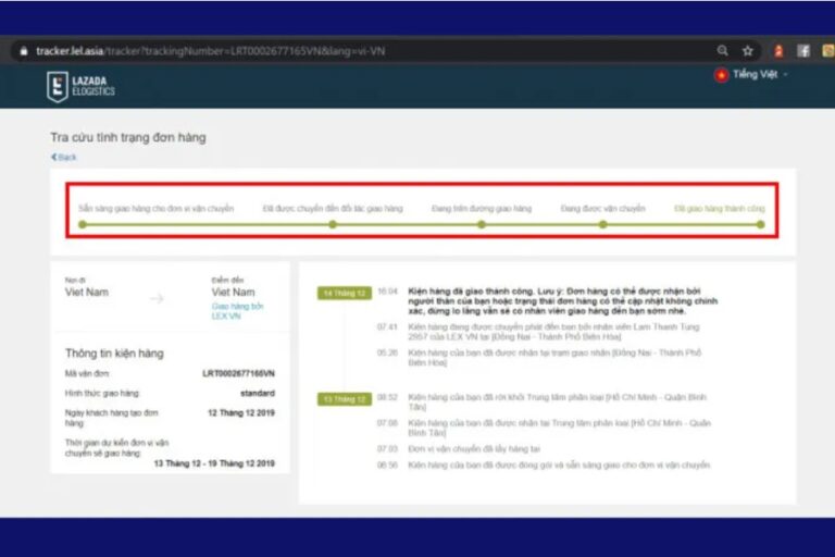 LEX VN Tracking tra cứu đơn hàng – Hướng dẫn đầy đủ từ A đến Z